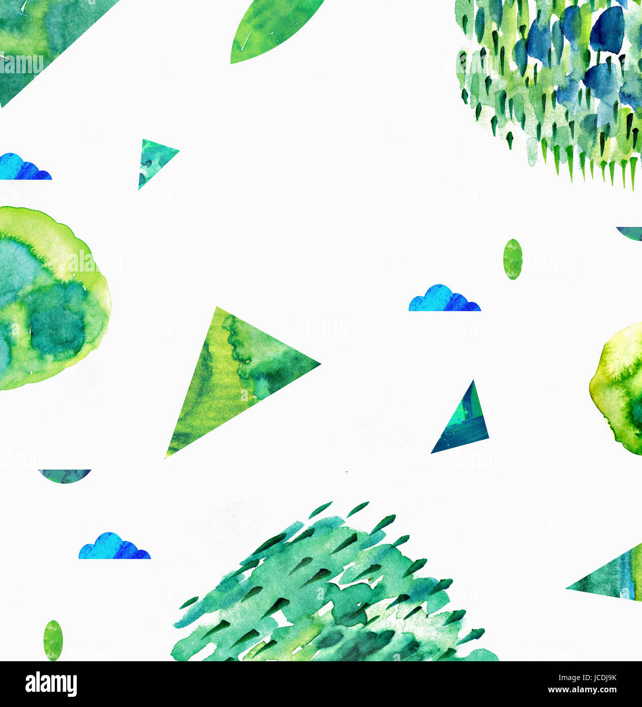 Watercolor background for June Stock Photo - Alamy