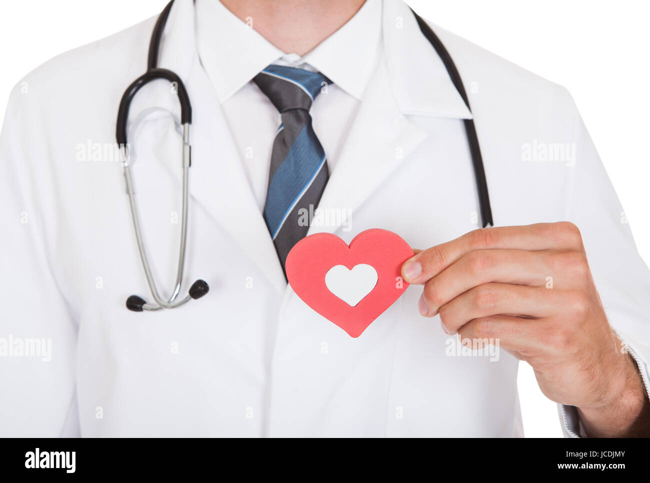 Close-up Of Doctor Holding Heart Shape Symbol Stock Photo - Alamy