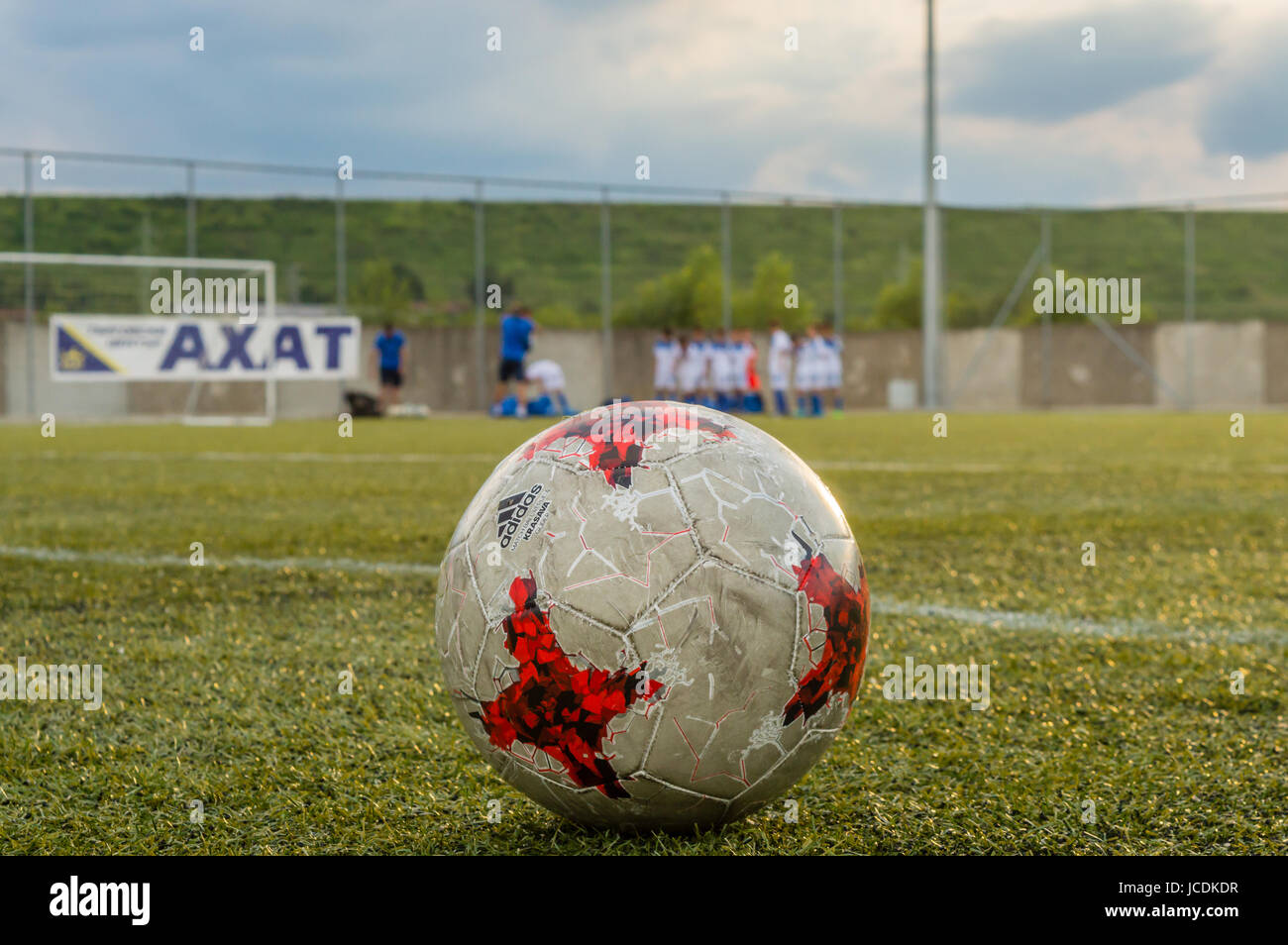 It's soccer time Stock Photo - Alamy