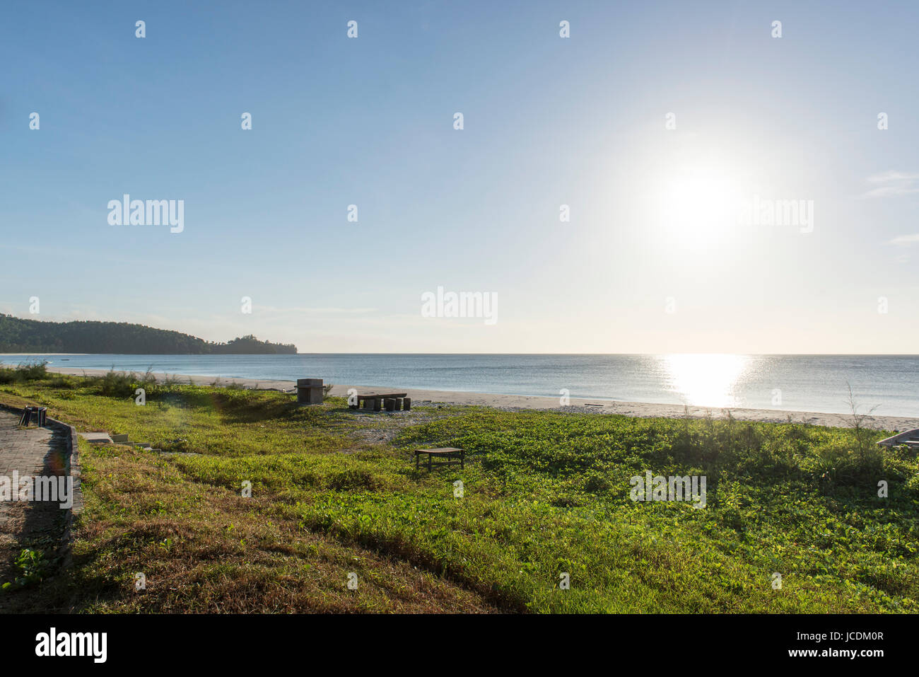 The beautiful Sabah seaside scenery Stock Photo - Alamy