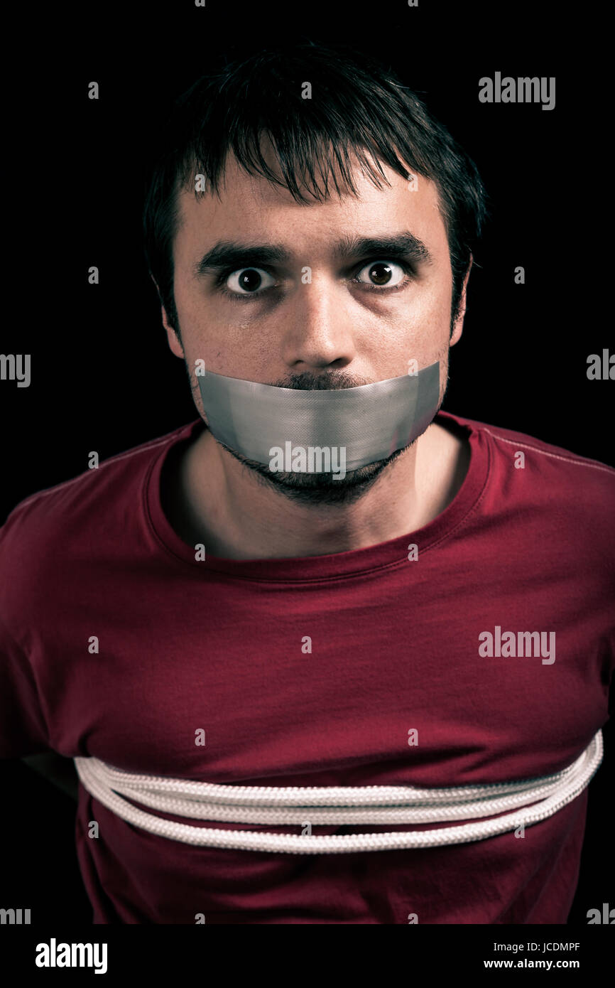 Kidnapped man not editorial hi-res stock photography and images - Alamy