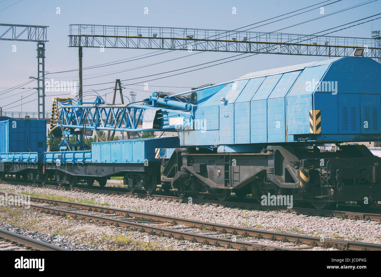 Railroad crane hi-res stock photography and images - Alamy