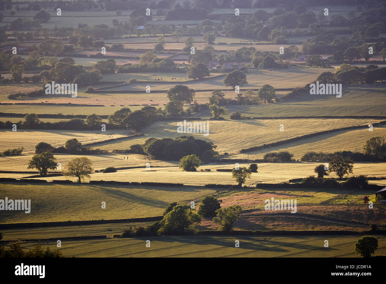 Vista of North Yorkshire from the Cleveland Way. All rights reserved ...