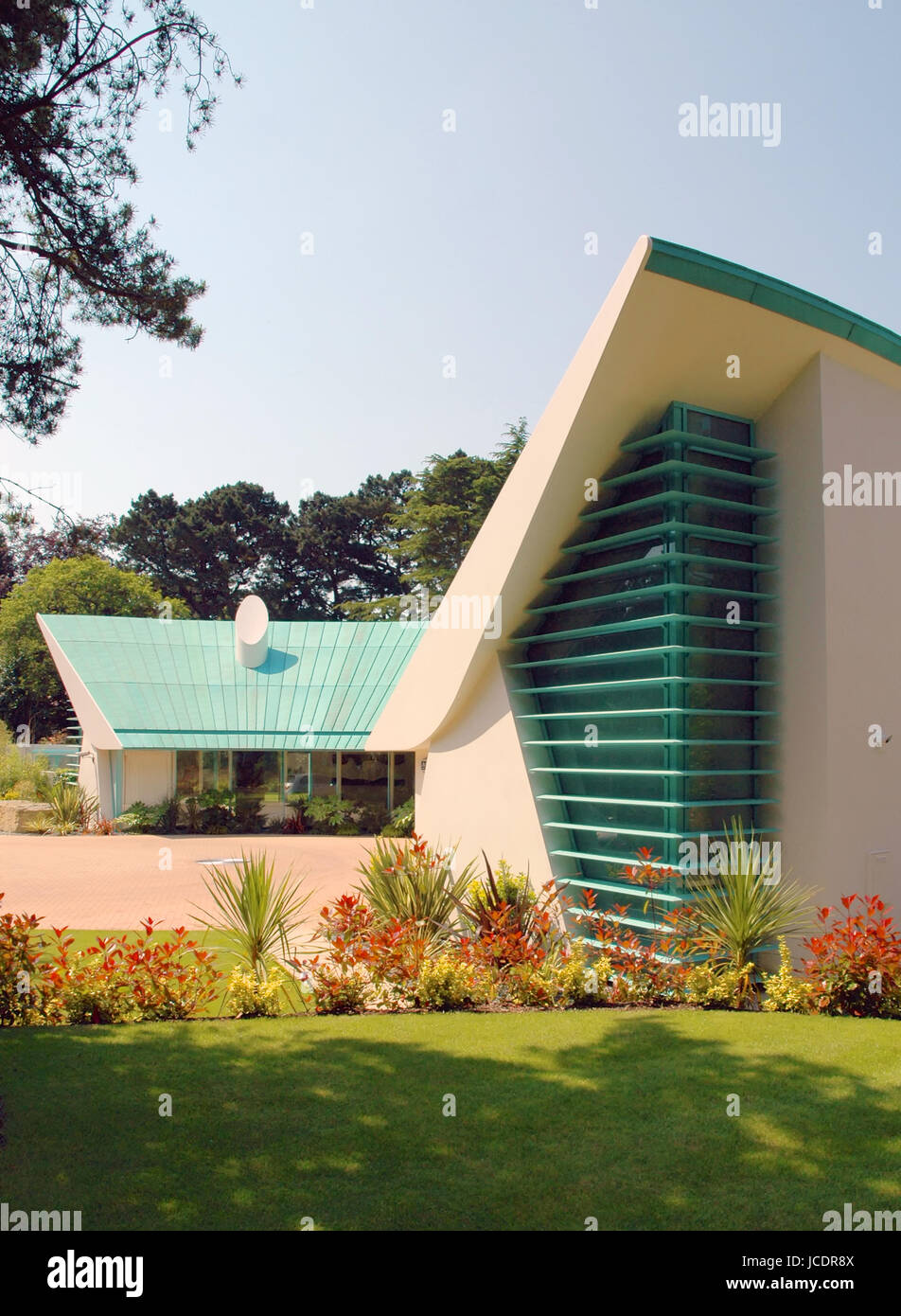Exterior of a unique luxury house Stock Photo - Alamy