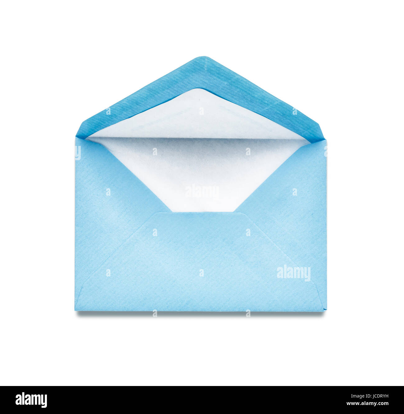 Light blue envelope isolated on white background. Object with clipping ...