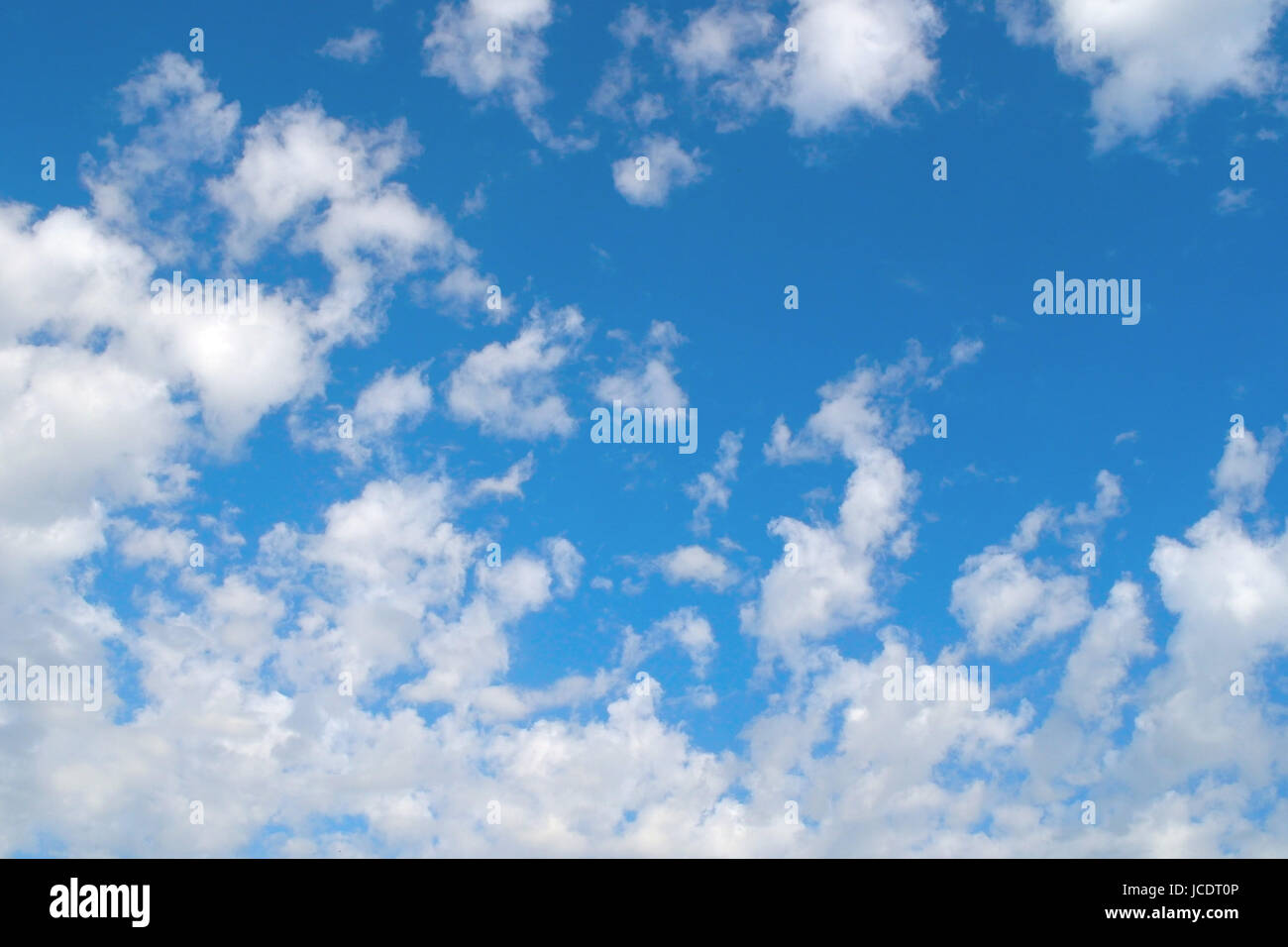 Beautiful blue sky with clouds, air nature Stock Photo - Alamy