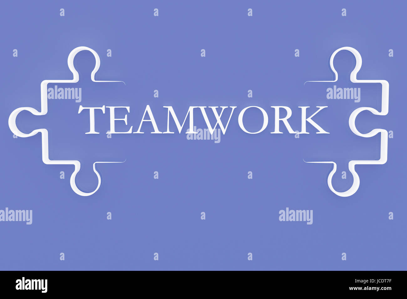 Partner blue puzzle hi-res stock photography and images - Alamy