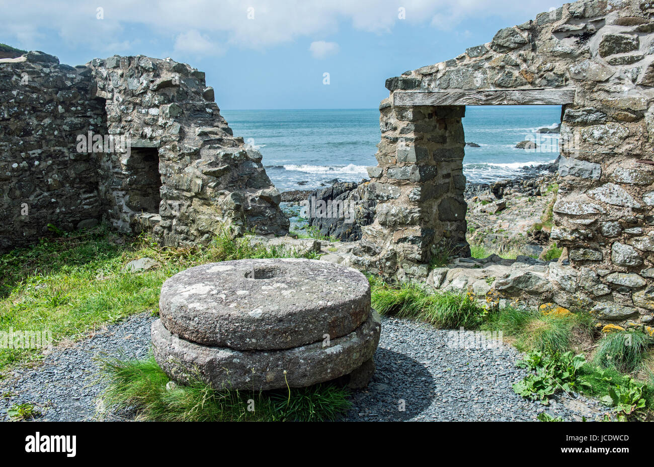 Old Mill Ruins Trefin Pembrokeshire Coast Stock Photo - Alamy
