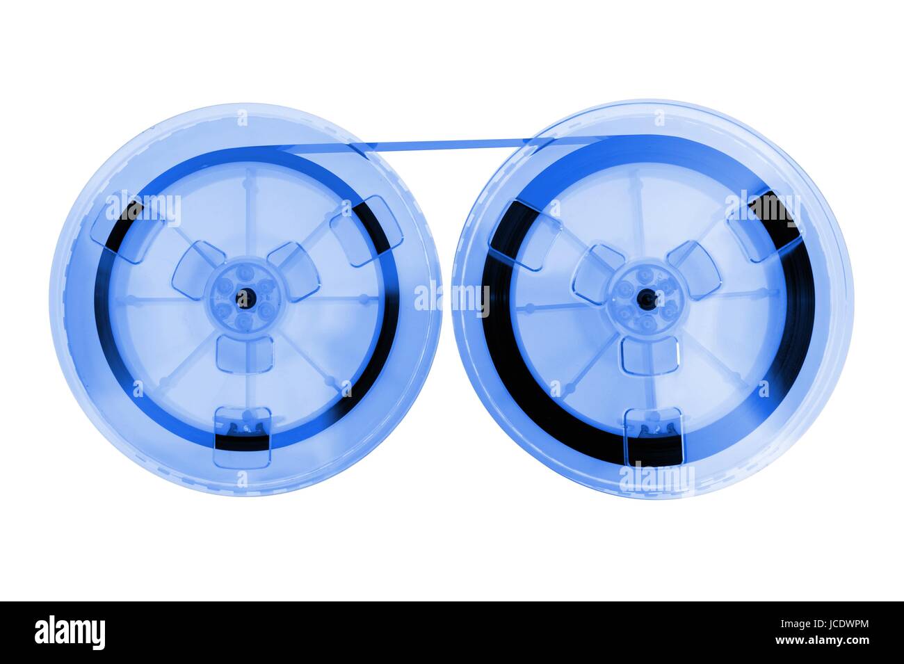 A close up shot of VHS Internal ribbon tape Stock Photo - Alamy