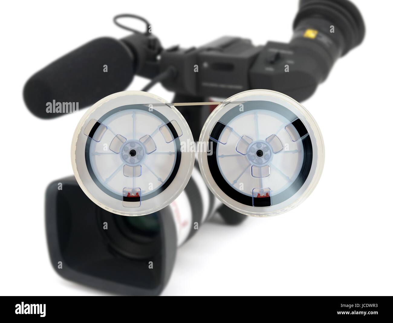 A close up shot of VHS Internal ribbon tape Stock Photo - Alamy