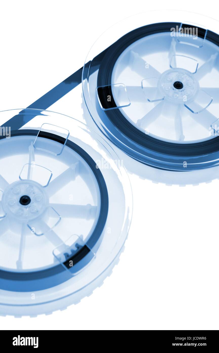 A close up shot of VHS Internal ribbon tape Stock Photo - Alamy