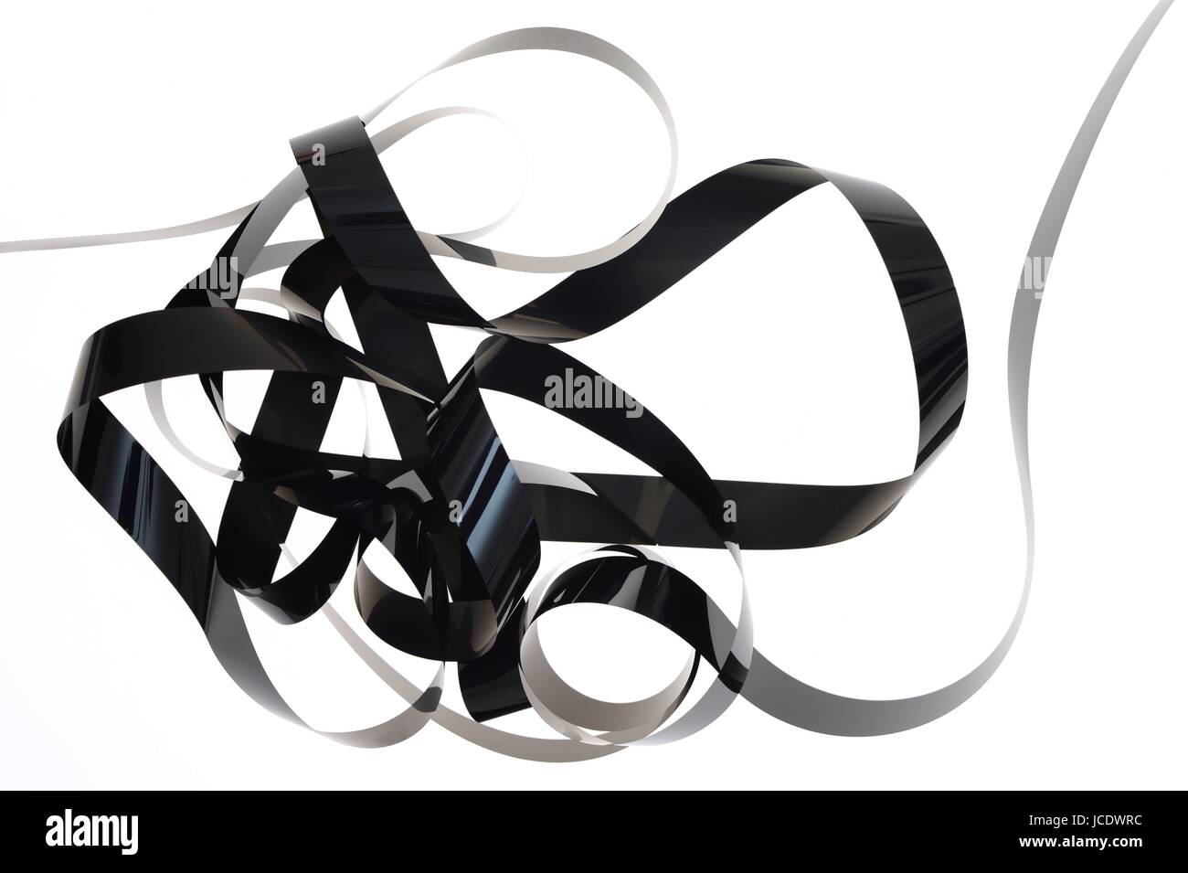 A close up shot of VHS Internal ribbon tape Stock Photo - Alamy