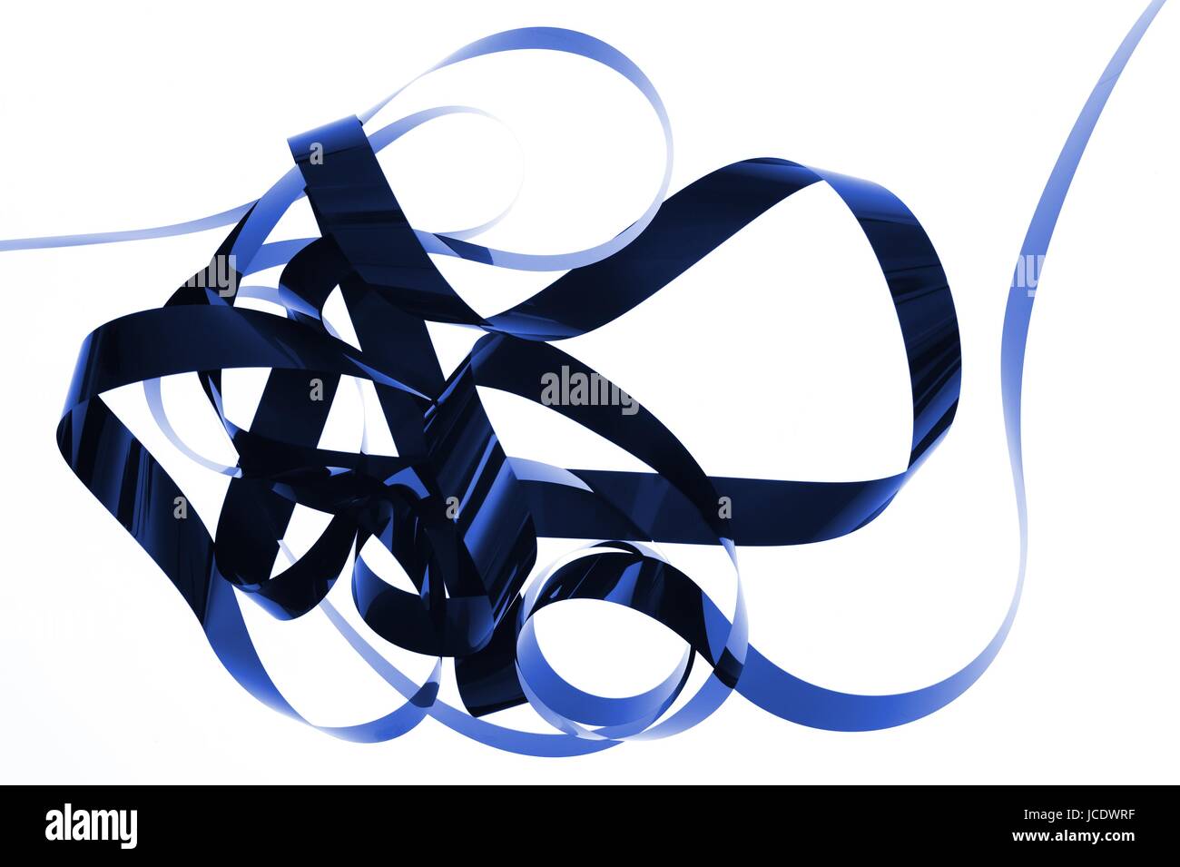 A close up shot of VHS Internal ribbon tape Stock Photo - Alamy