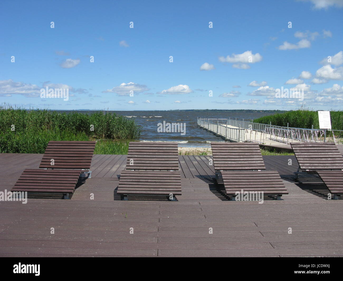 Terrasse am Haff Stock Photo - Alamy