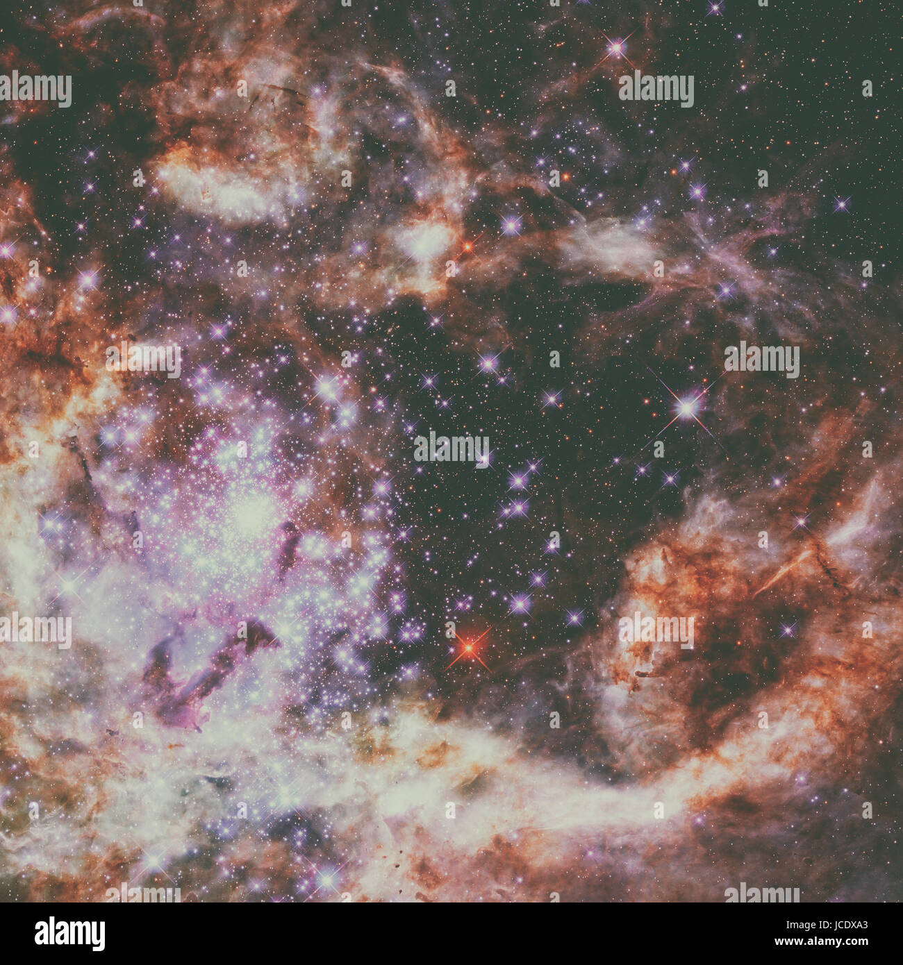 Central region of the Tarantula Nebula in the Large Magellanic Cloud ...