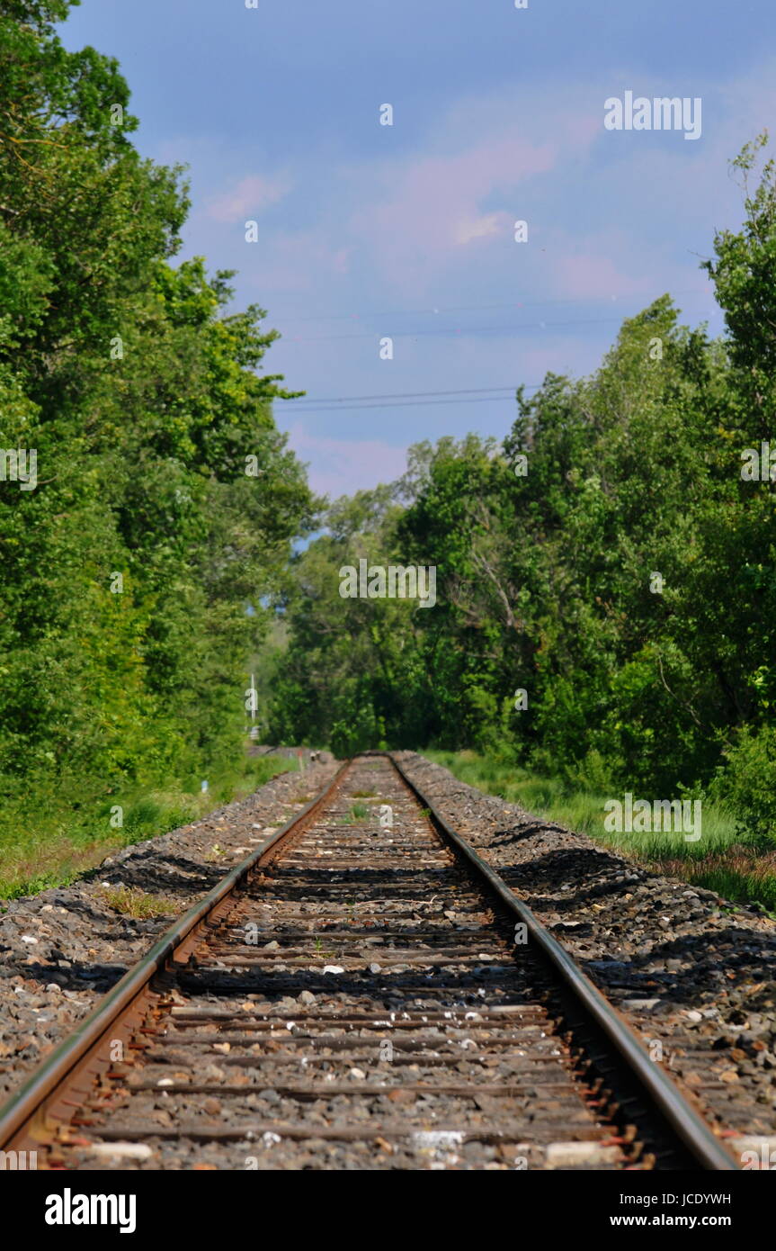 railway branch line at the drome Stock Photo - Alamy