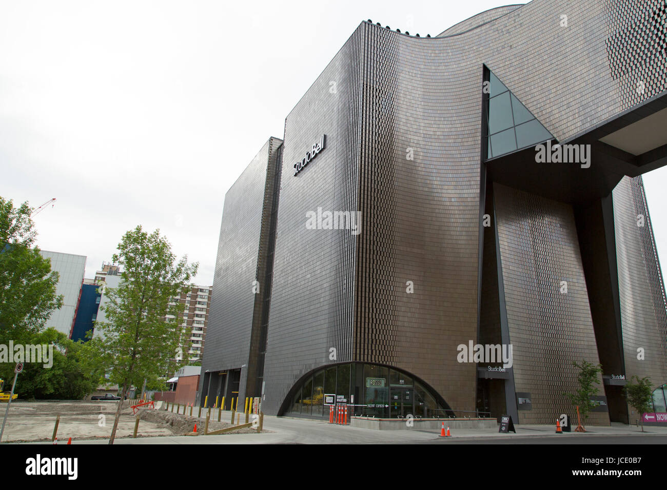 Studio Bell in Calgary, Canada. The building is the home of the ...