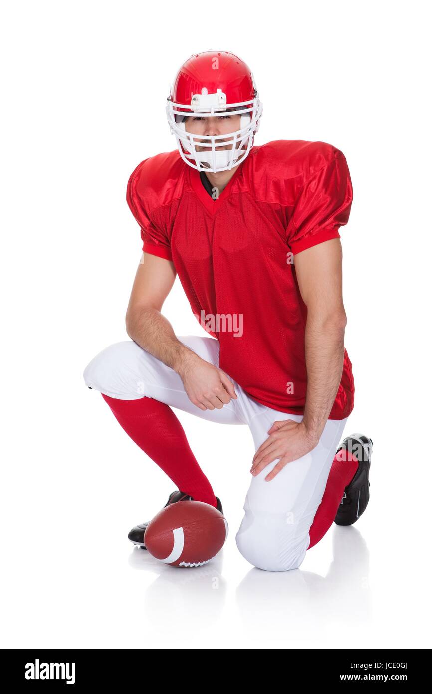 Competitive helmet player pose sport uniform hi-res stock photography ...