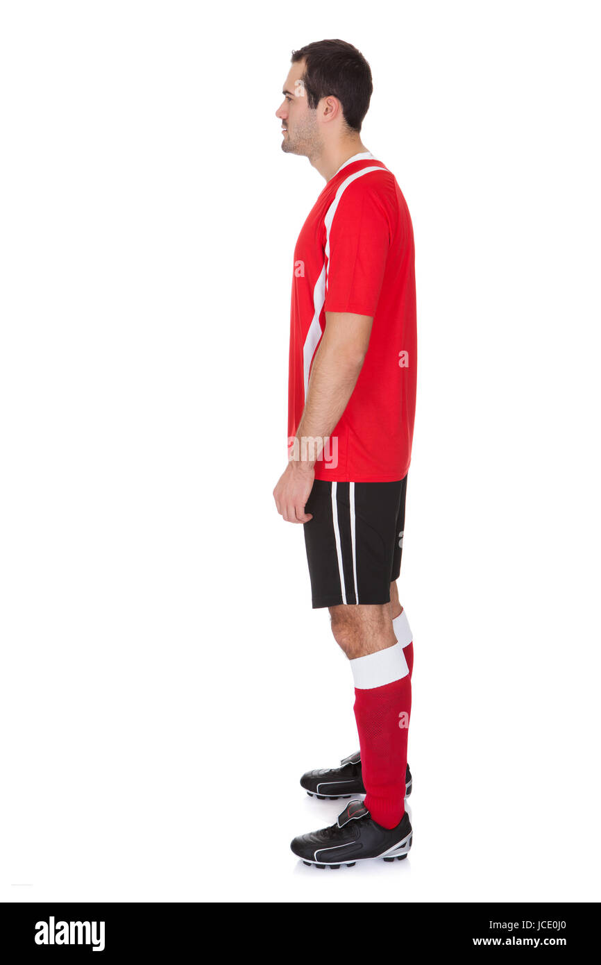 Side view handsome football player hi-res stock photography and images ...