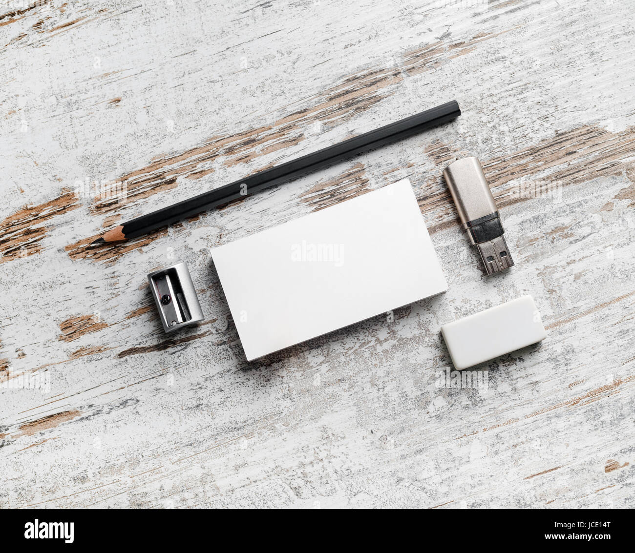 Photo of blank stationery set. Branding mockup. Bank white business ...