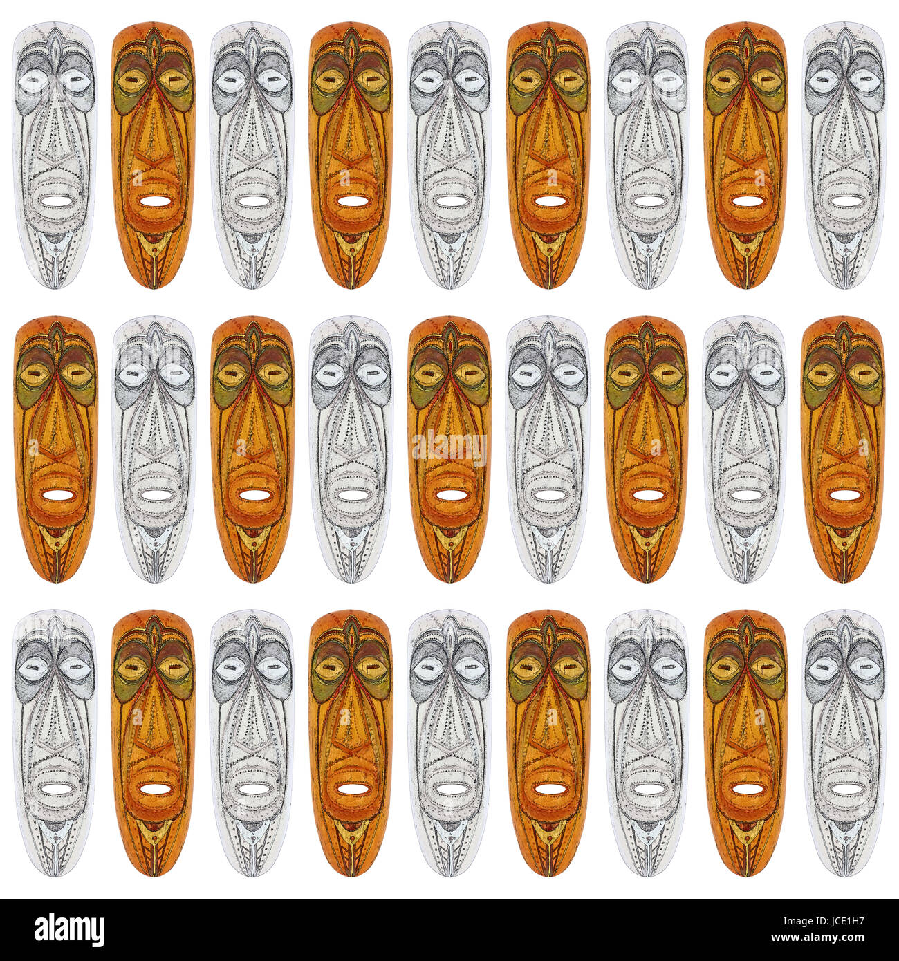 Ritual masks hi-res stock photography and images - Alamy