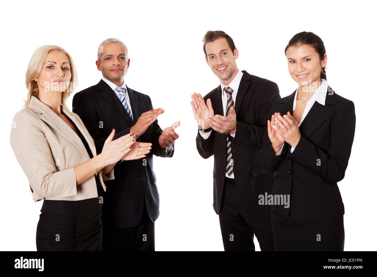 Success applause business people Cut Out Stock Images & Pictures - Alamy