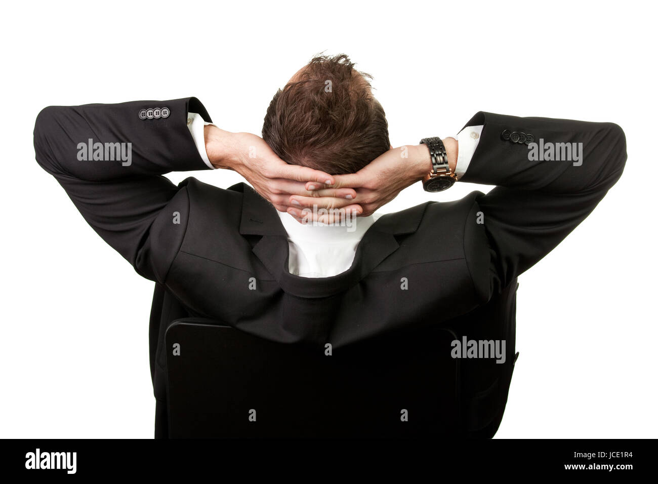 Leaning back relaxing stretching hi-res stock photography and images ...