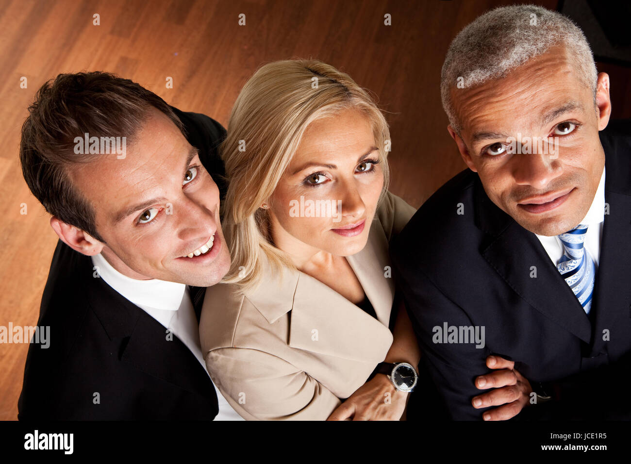 Businessteam from top hi-res stock photography and images - Alamy