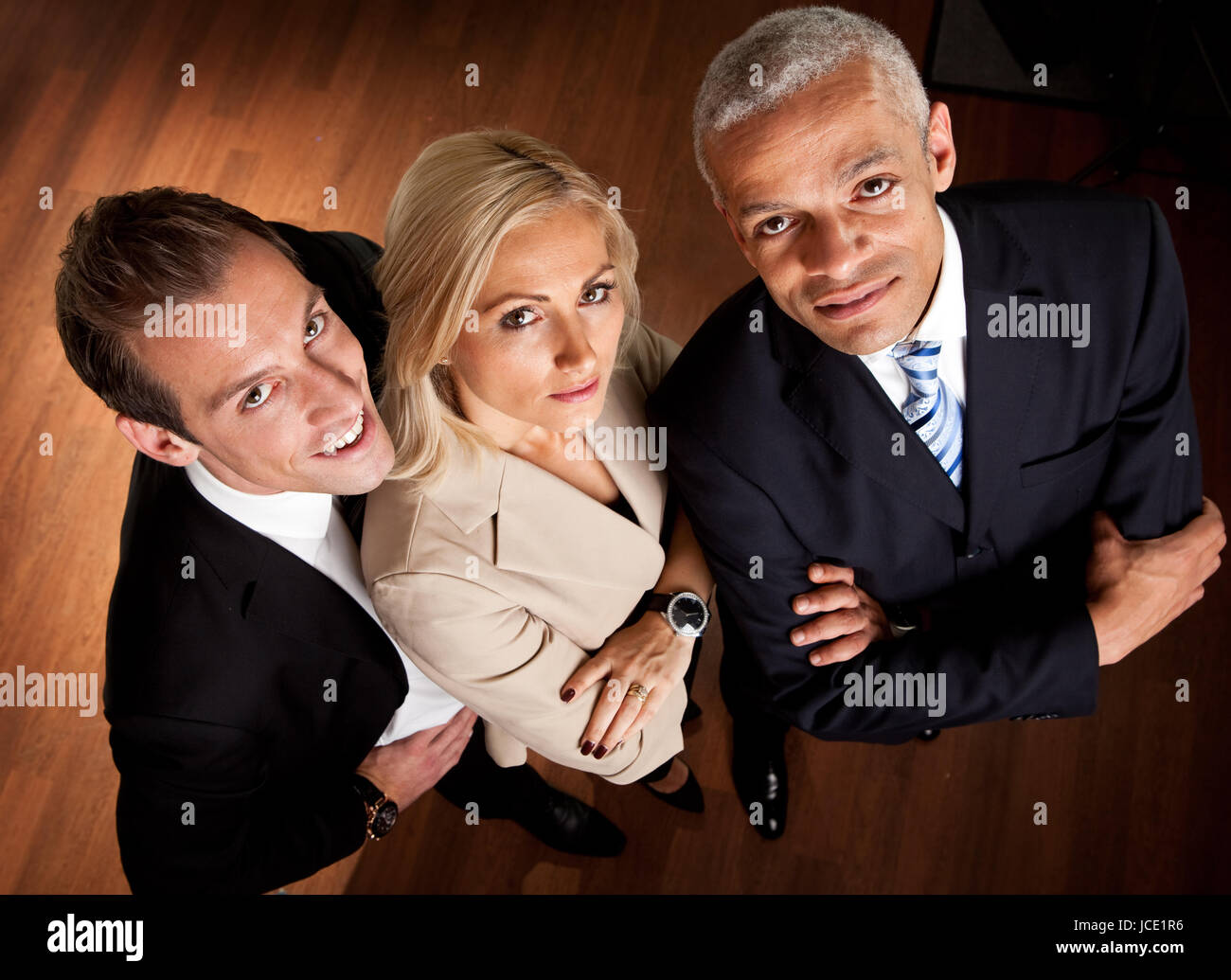 Businessteam from top hi-res stock photography and images - Alamy