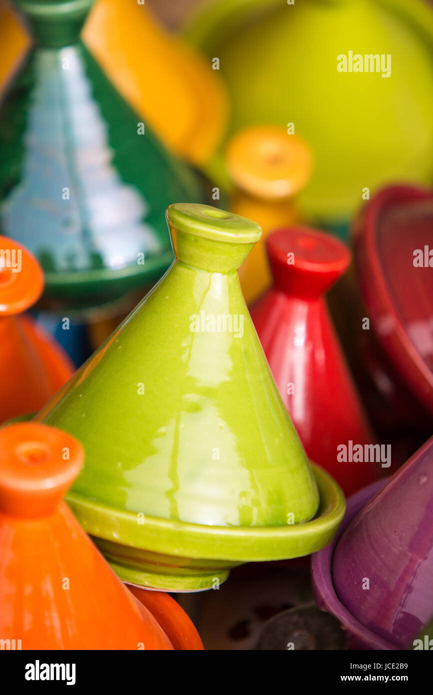Tajine conical clay pots hi-res stock photography and images - Alamy