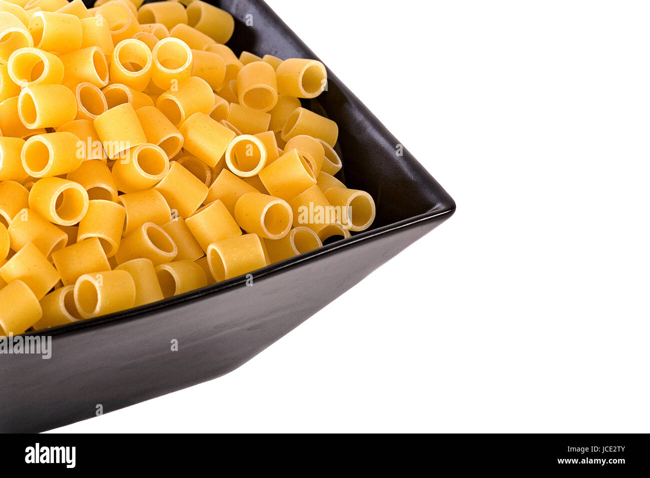 bowl of pasta isolated on white background Stock Photo - Alamy