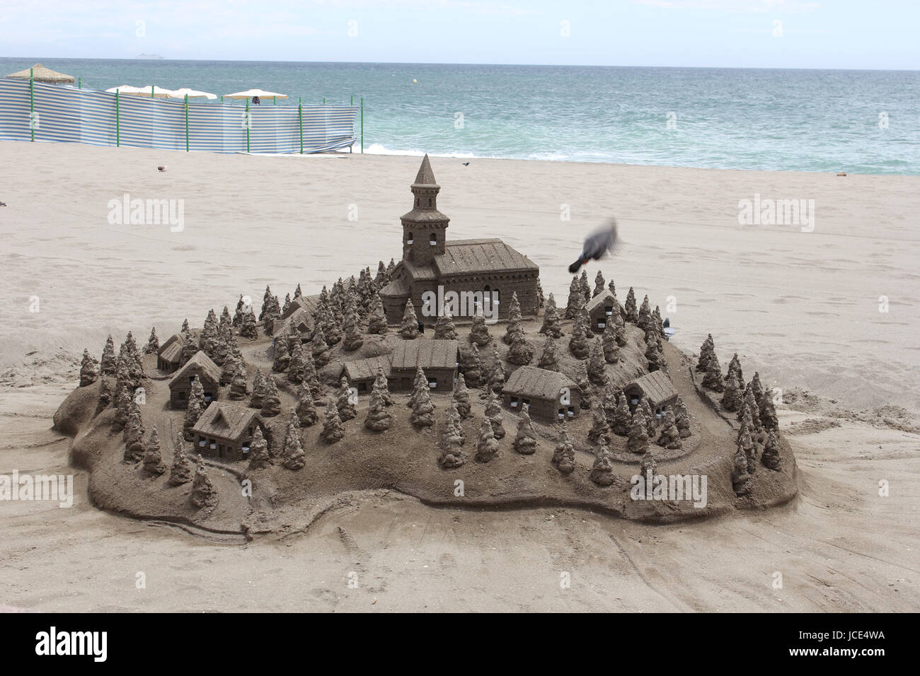 Sand castle sculpture tenerife hi-res stock photography and images - Alamy