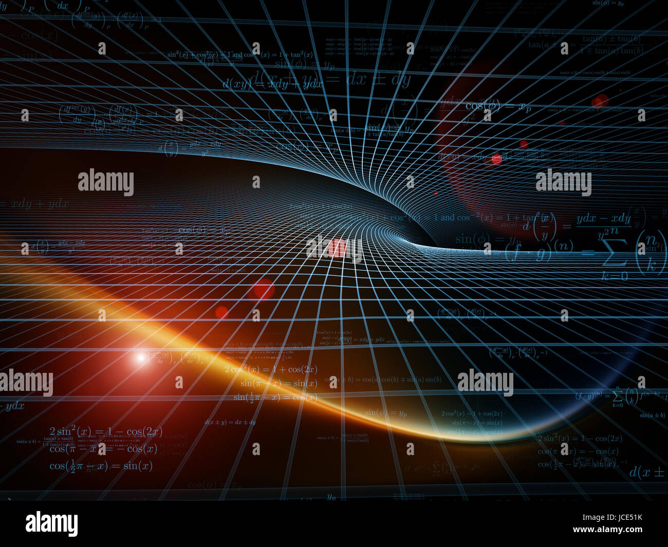Space Geometry series. Composition of Math, geometry and design ...