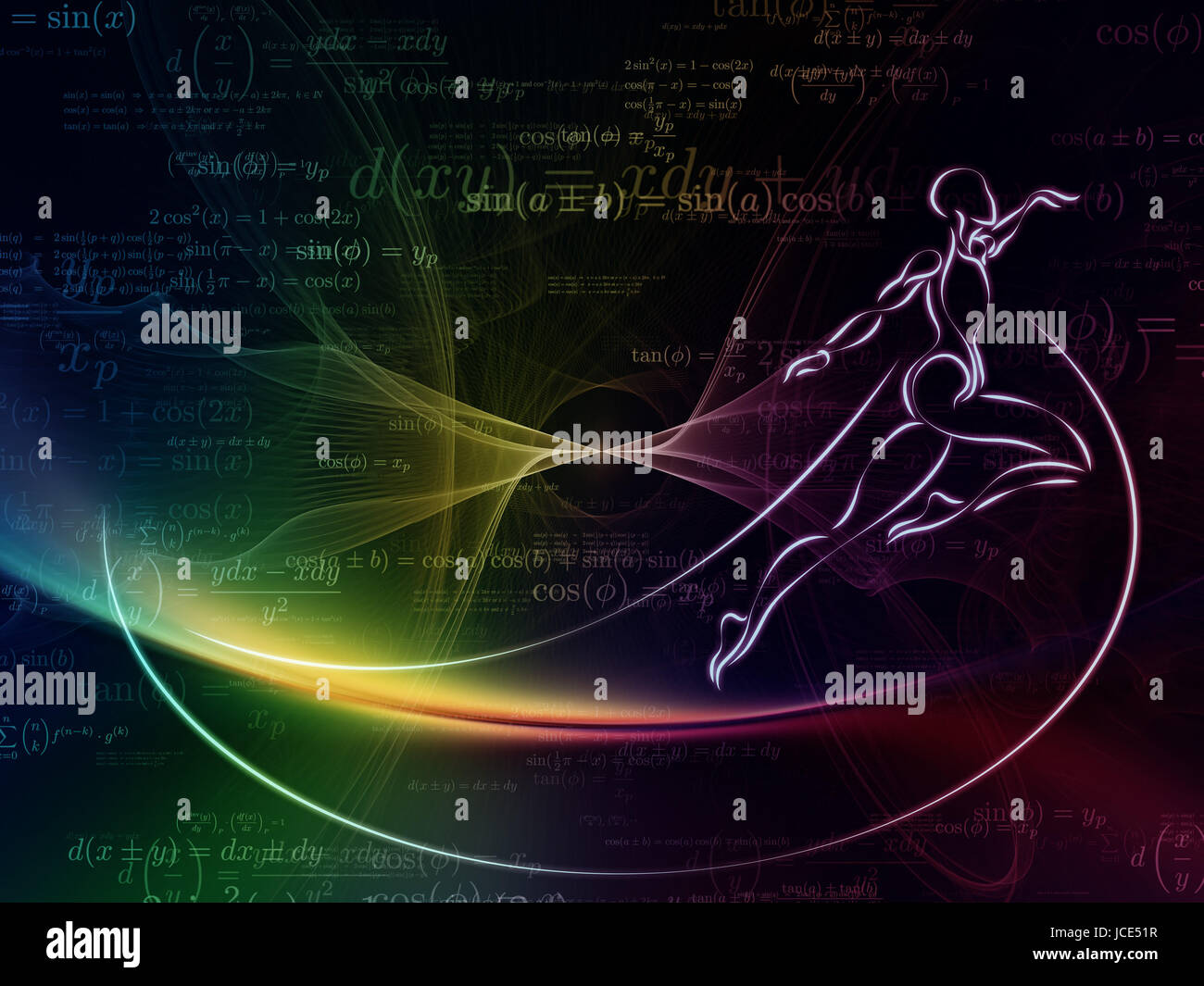 Geometry of Man series. Creative arrangement of Human line drawing ...