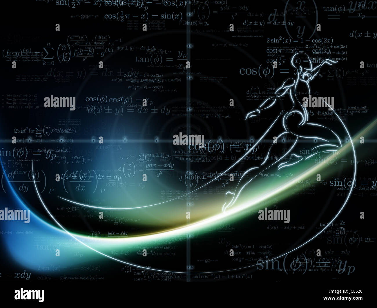 Geometry of Man series. Composition of Human line drawing, math ...