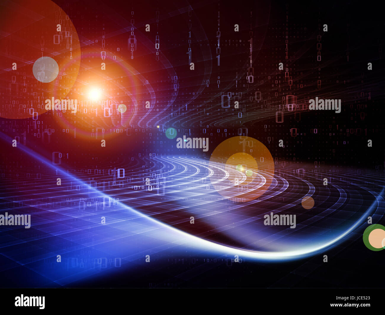 Space Geometry series. Artistic background made of Math, geometry and ...