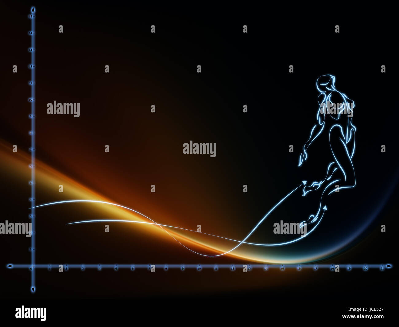 Geometry of Man series. Abstract design made of Human line drawing ...