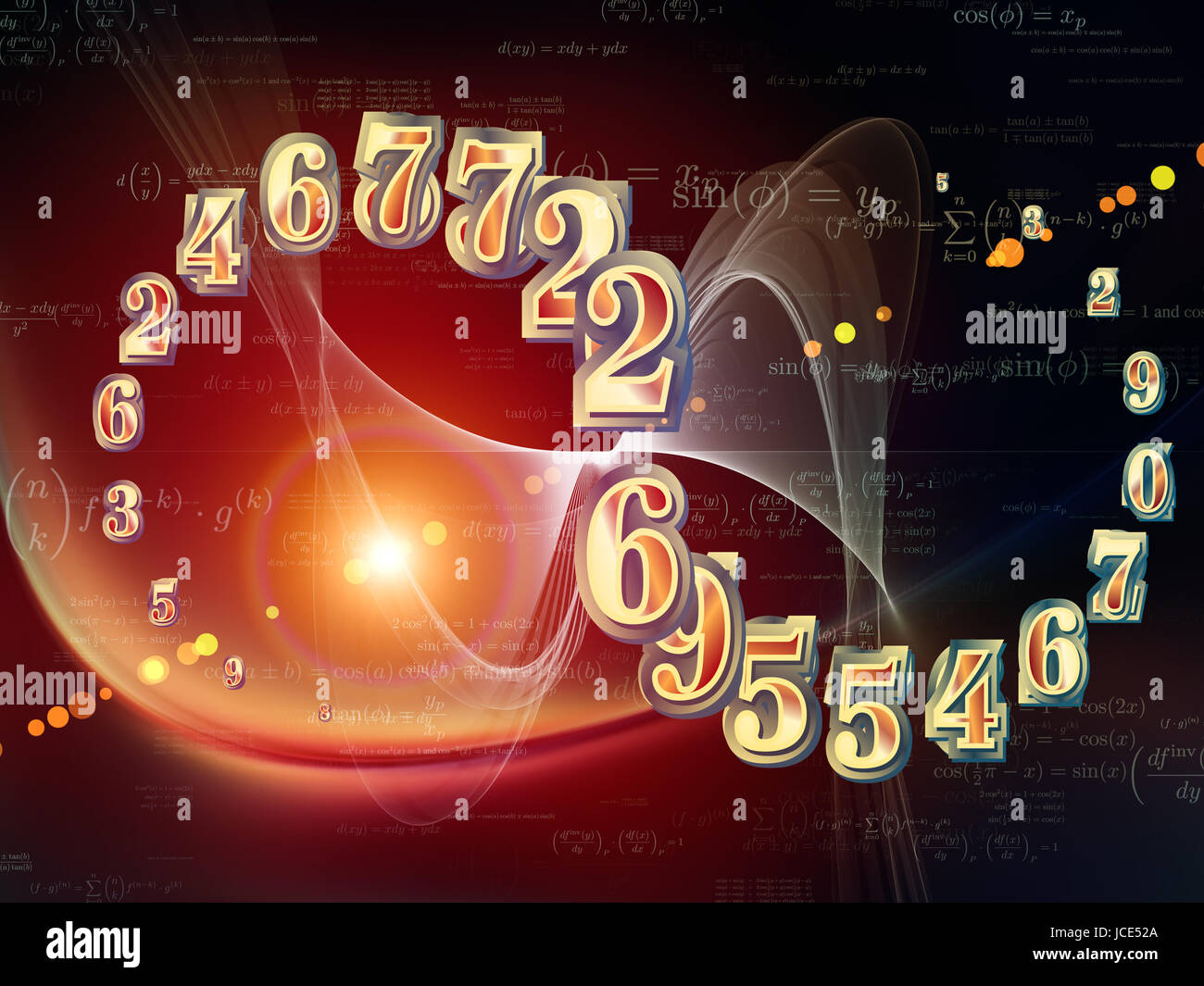 Space Geometry series. Composition of Math, geometry and design ...