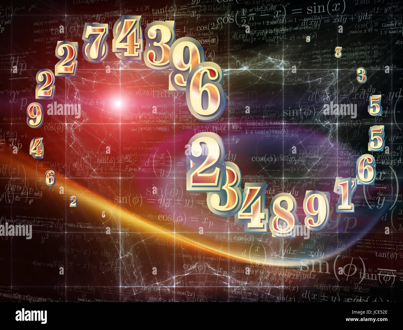 Space Geometry series. Backdrop design of Math, geometry and design ...