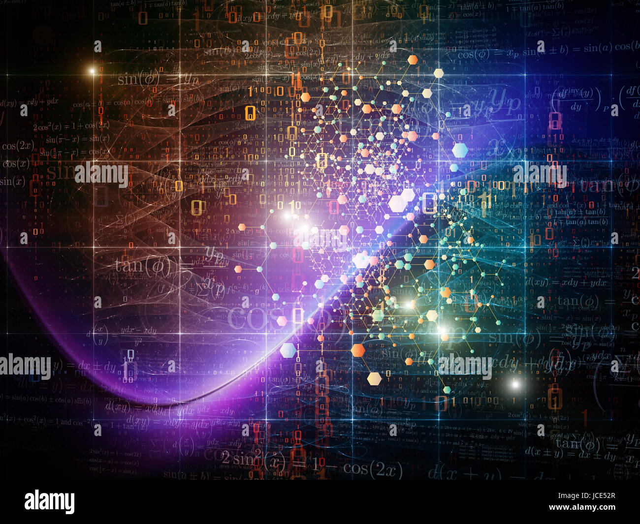 Particle Geometry series. Design composed of particles, math and design ...