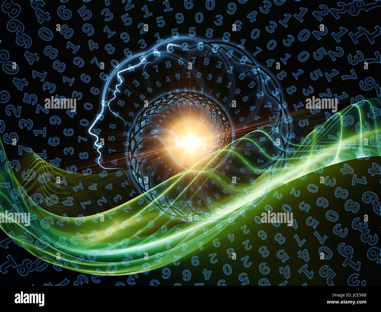 Spiral Profile series. Arrangement of human profiles and fractal ...