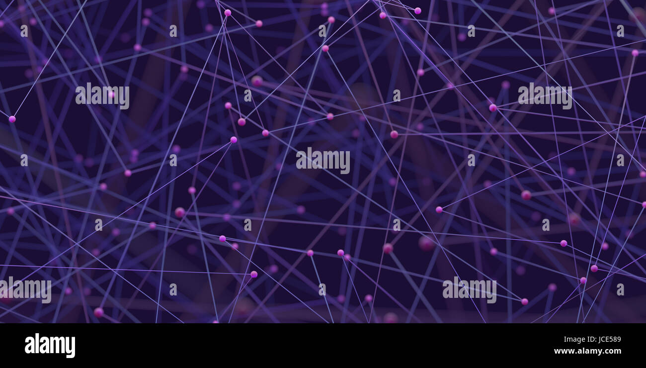 Abstract background of pipes and connections in a network of technology ...