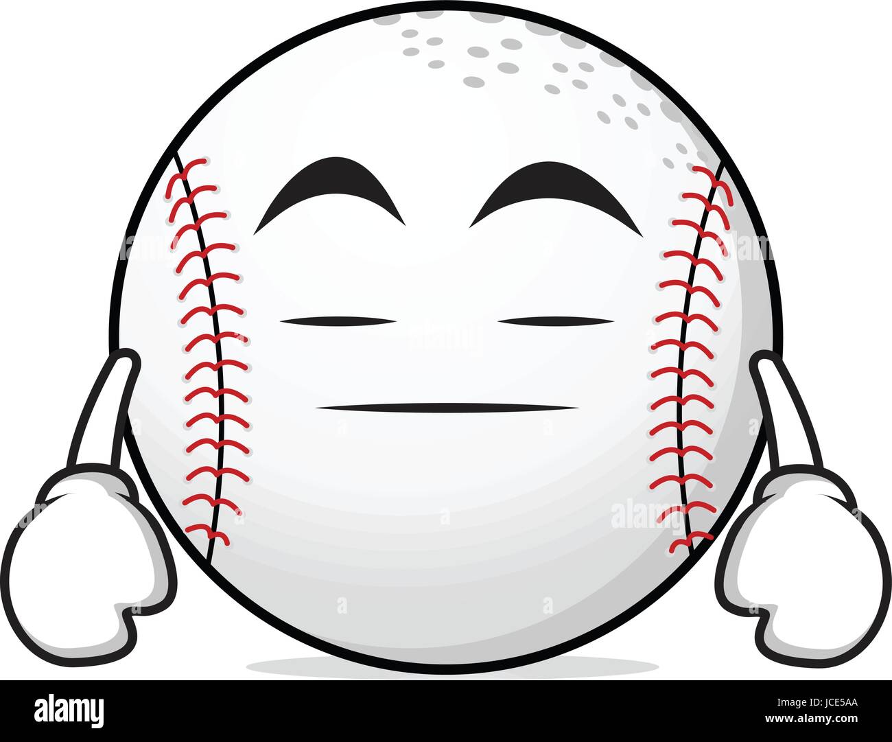 Boring baseball cartoon character collection Stock Vector Image & Art ...