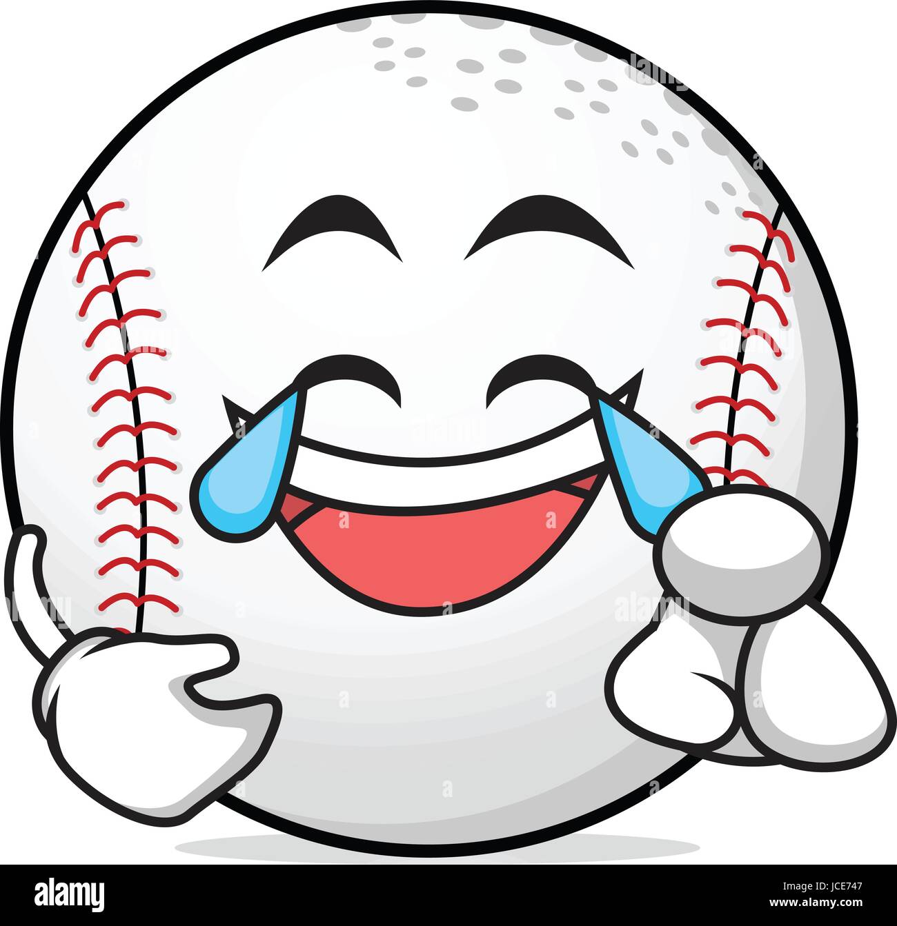 Joy baseball cartoon style character Stock Vector Image & Art - Alamy