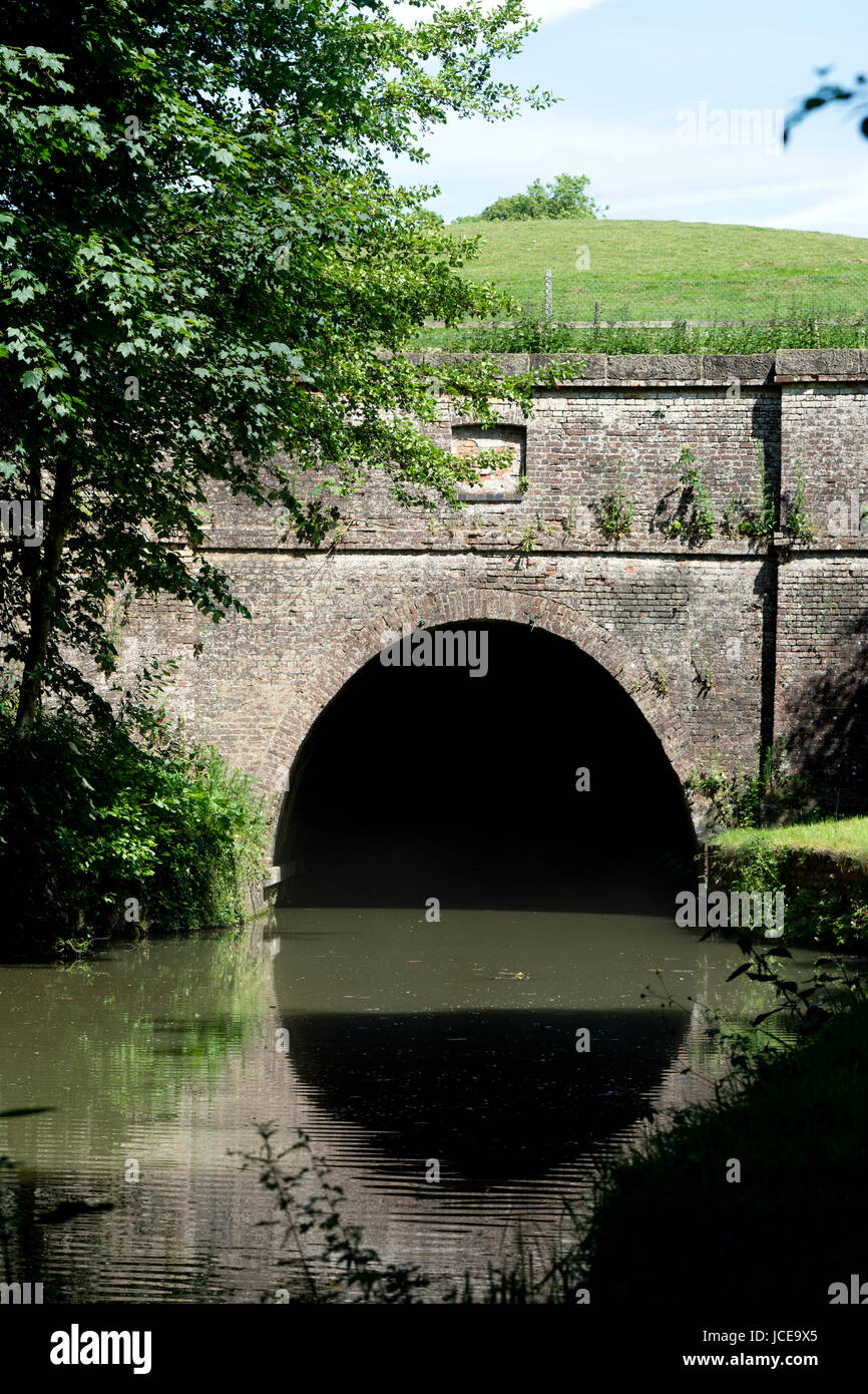 The Grand Union Canal at Crick Tunnel, Northamptonshire, England, UK ...