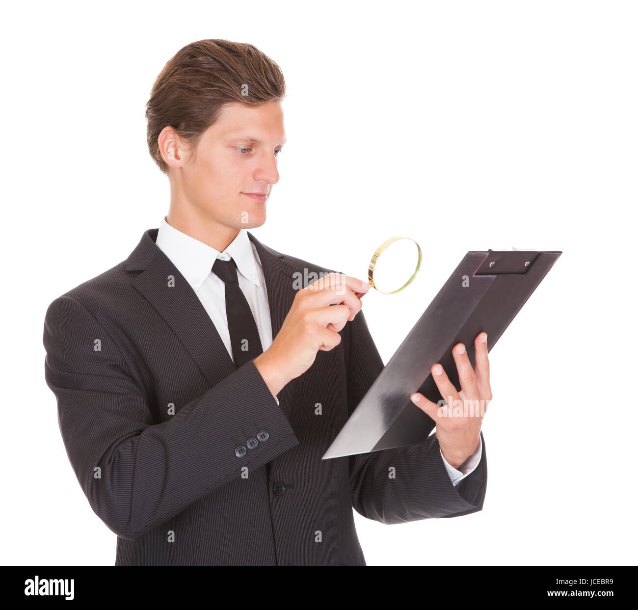 Investigations and magnifying glass hi-res stock photography and images ...