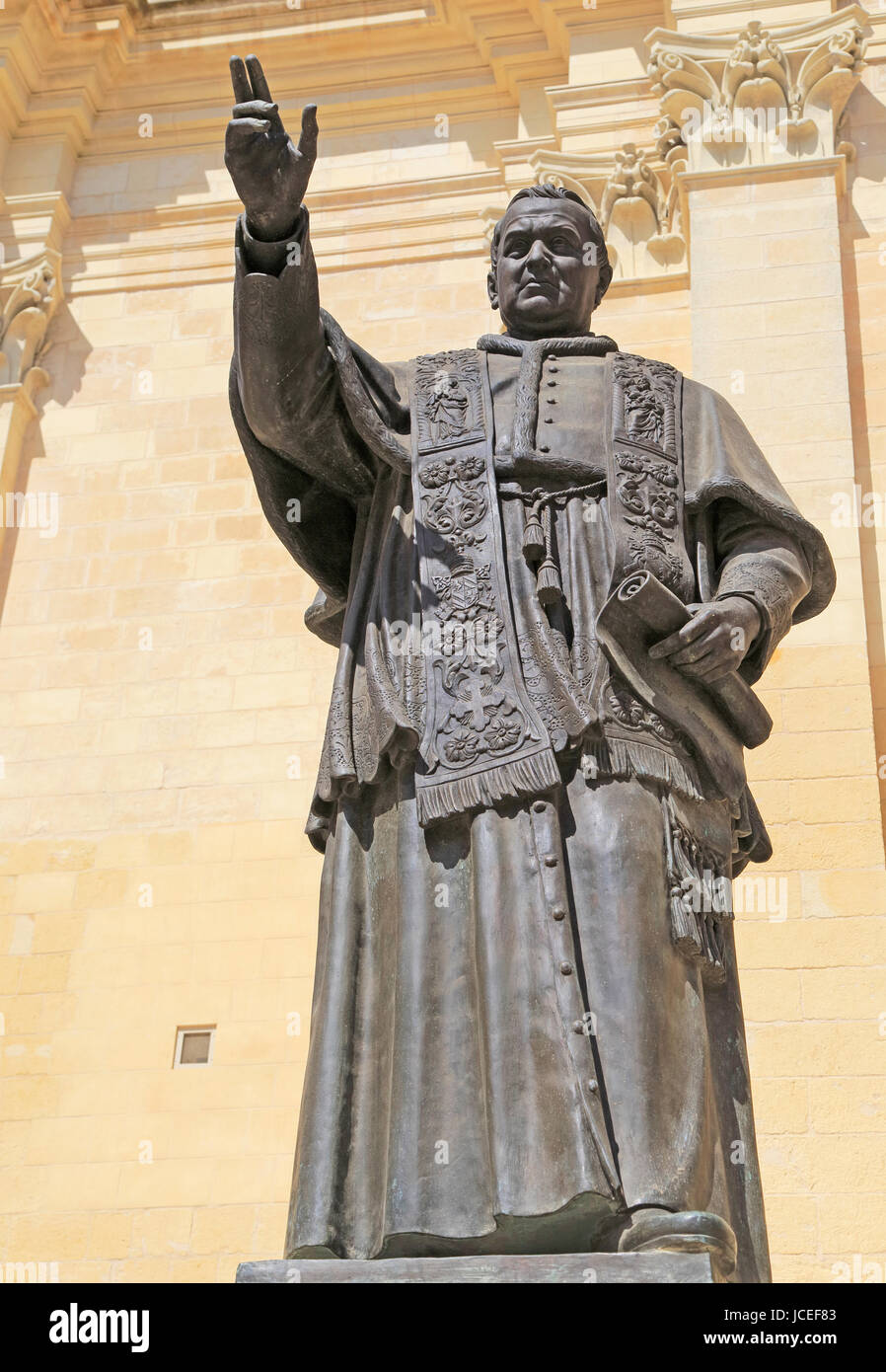 Pope Pius IX statue, cathedral church of the Assumption in citadel ...
