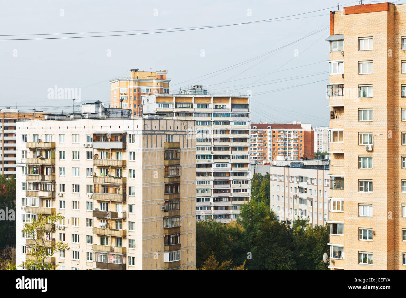 Twilight moscow city living block hi-res stock photography and images ...