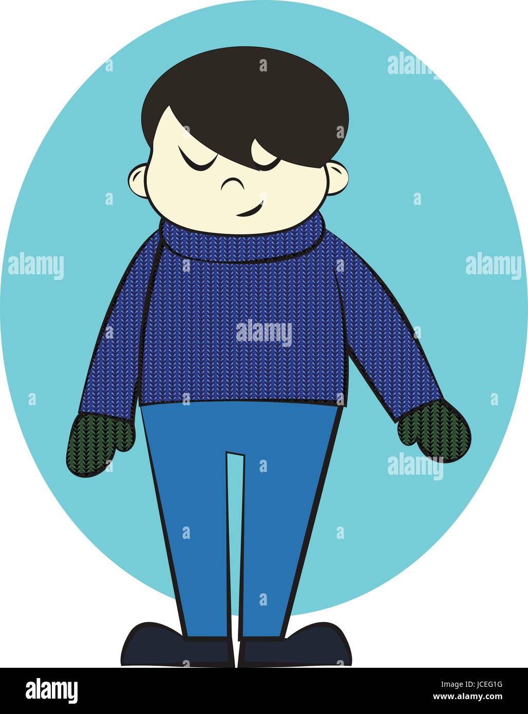 Cartoon man in casual Stock Vector Images - Alamy