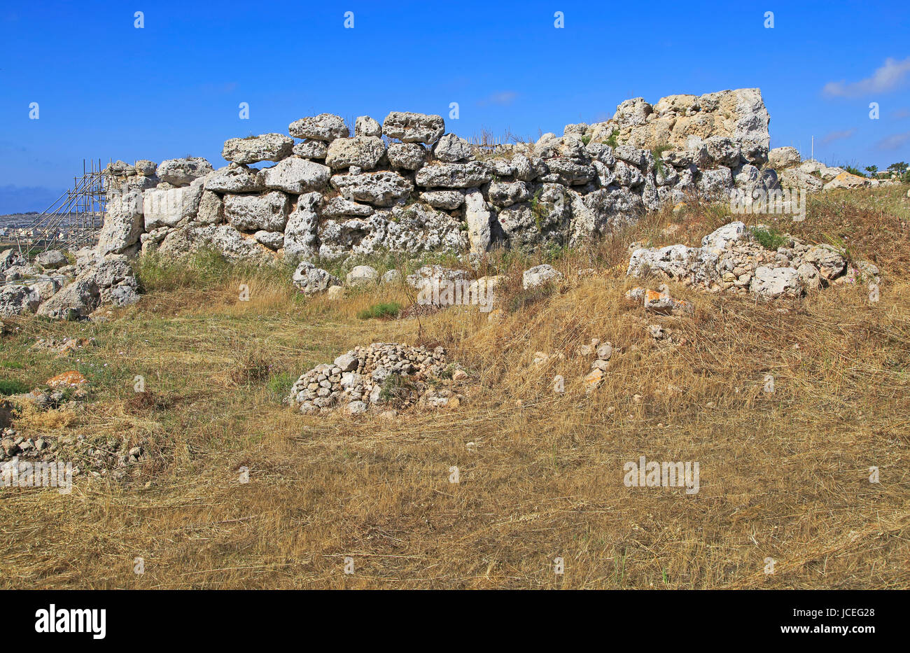 Ggantija neolithic megalithic 5500 years old prehistoric temple complex ...